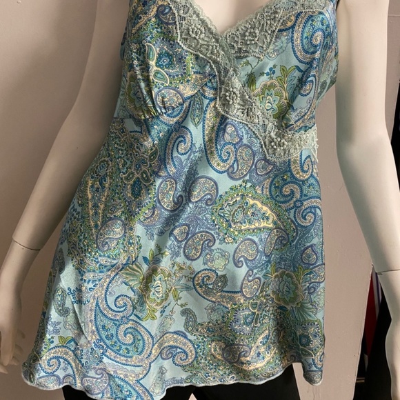 Tops | Nwot Blouse Aqua With Cute Patter | Poshmark
